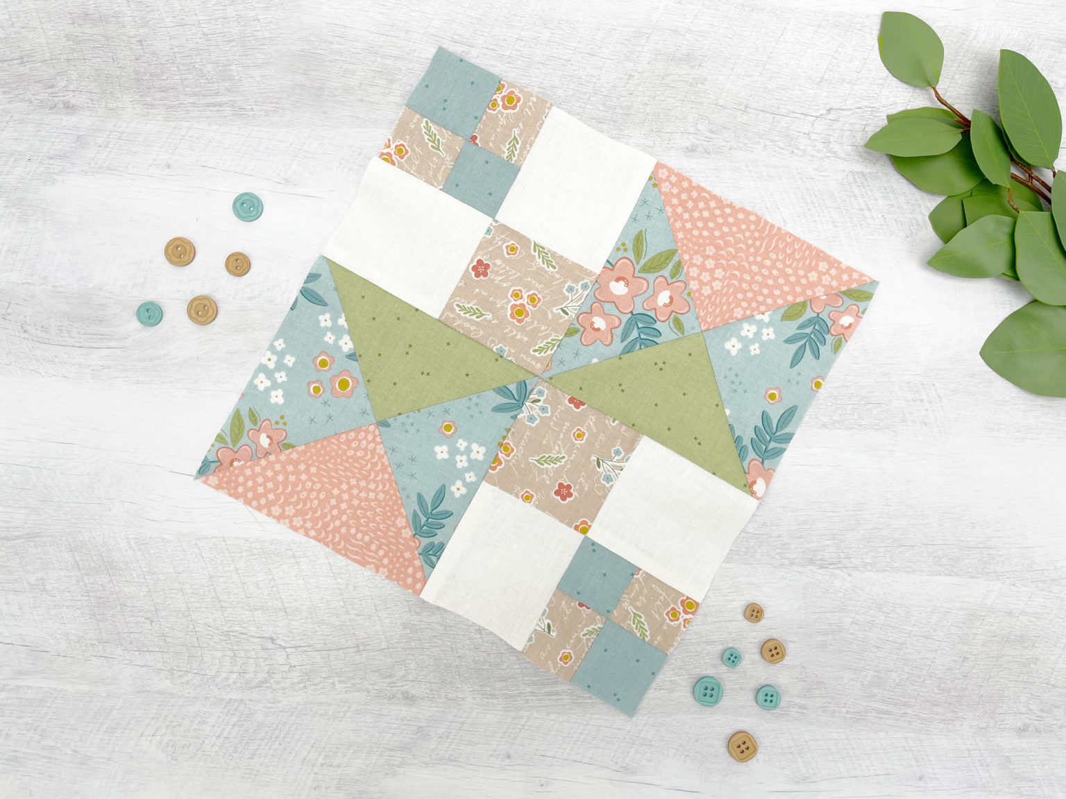 Riley Blake Designs Block Challenge; Block 12 & 13 - The Polka Dot Chair