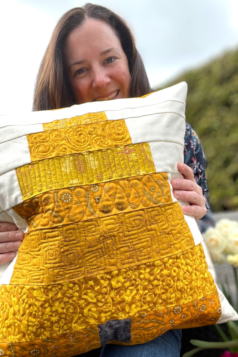 Patchwork Beehive Pillow Pattern - The Polka Dot Chair