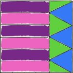 Improv Patchwork Easy Going Pillow Pattern - The Polka Dot Chair