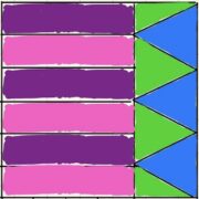 Improv Patchwork Easy Going Pillow Pattern - The Polka Dot Chair