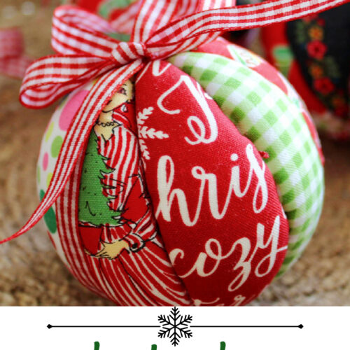 How to Make Fabric Kimekomi Christmas Ornaments | Polka Dot Chair