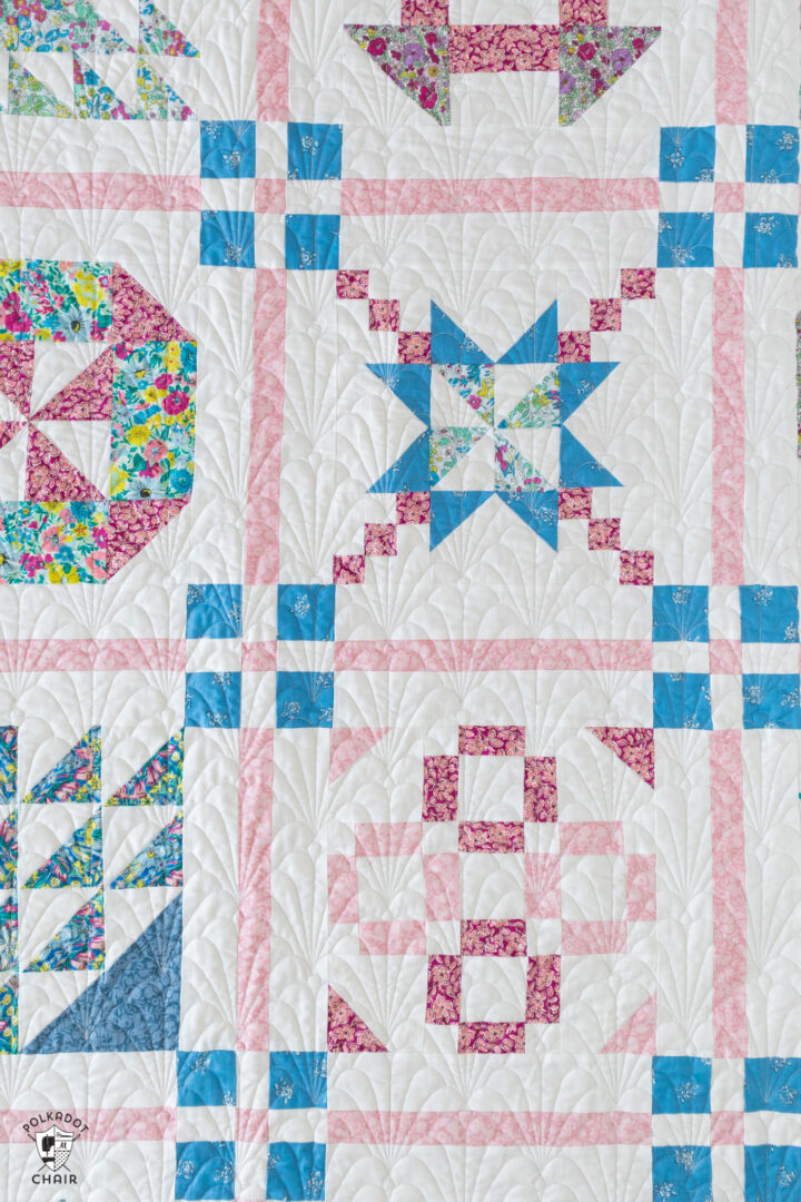 Riley Blake Block Challenge; the Finished Quilt | Polka Dot Chair