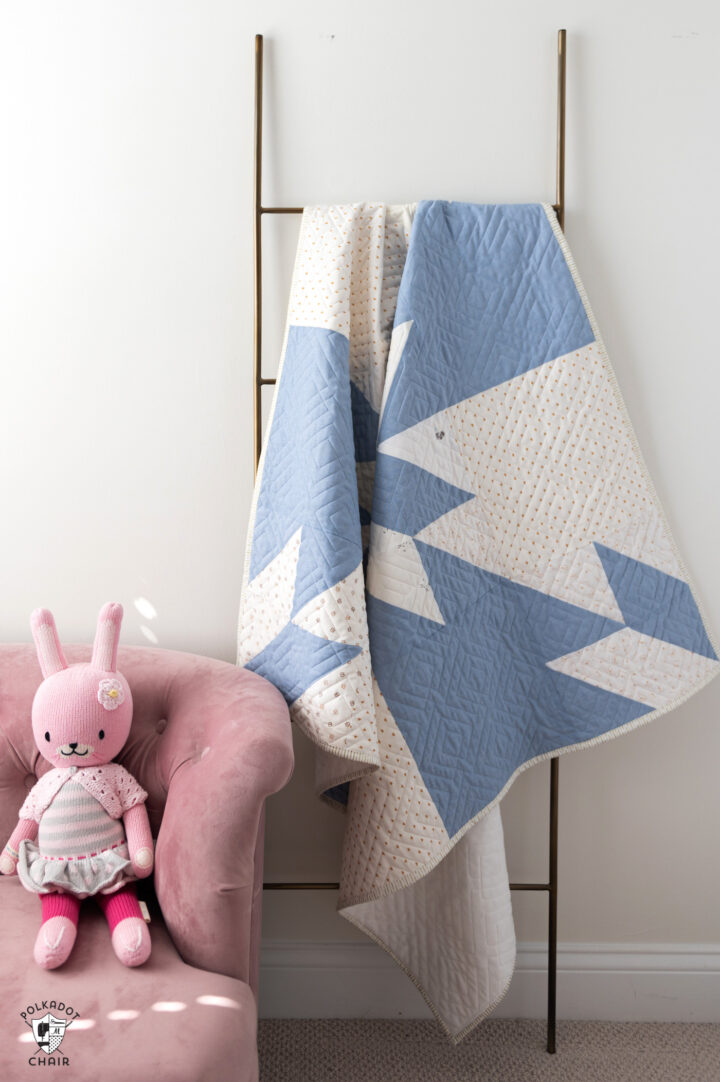 Giant Hunter's Star Baby Quilt Pattern - The Polka Dot Chair