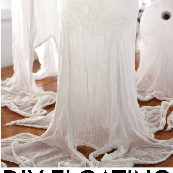 How to Make Floating Cheesecloth Ghosts - The Polka Dot Chair