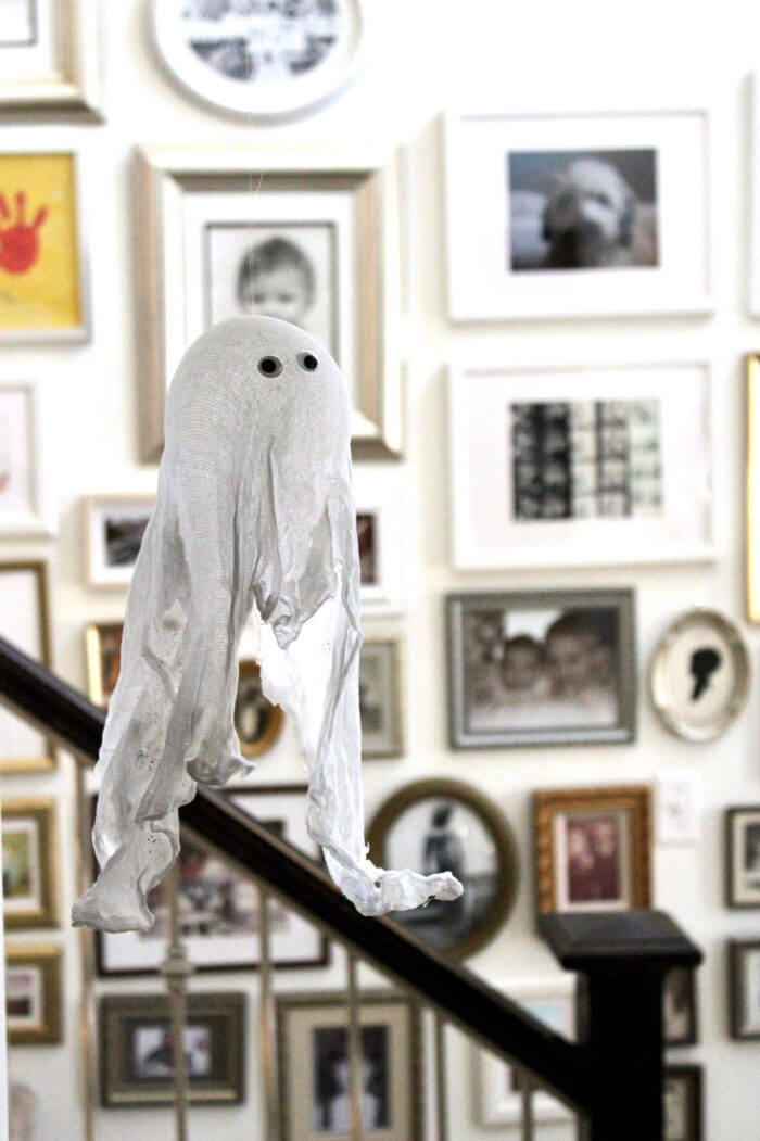 How to Make Floating Cheesecloth Ghosts - The Polka Dot Chair