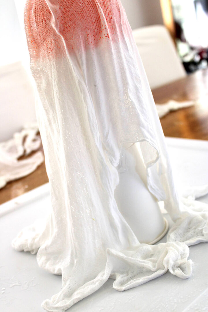 How to Make Floating Cheesecloth Ghosts - The Polka Dot Chair