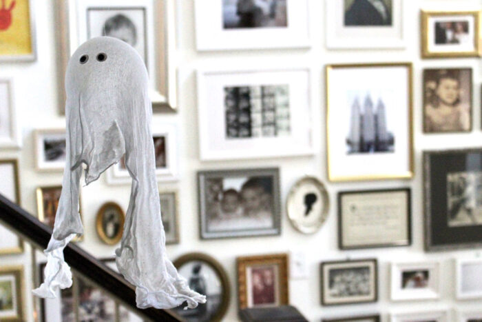 How to Make Floating Cheesecloth Ghosts - The Polka Dot Chair