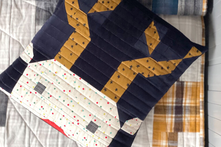 25 Free Patchwork Quilted Pillow Patterns - The Polka Dot Chair