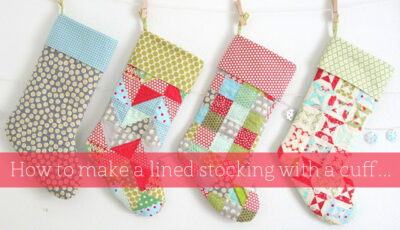 20+ Free Christmas Stocking Patterns | Polka Dot Chair