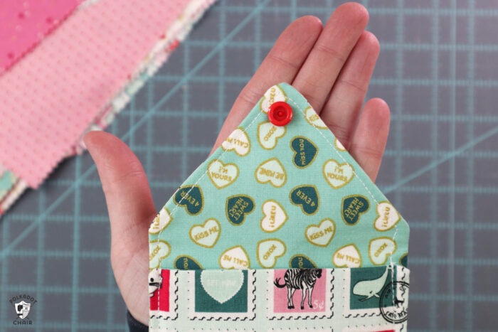 Mini Fabric Envelope Sewing Pattern - The Polka Dot Chair