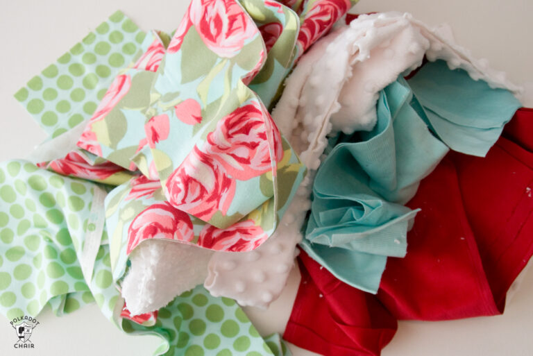 How to Sew with Minky Fabric, Beginner Tips | Polka Dot Chair