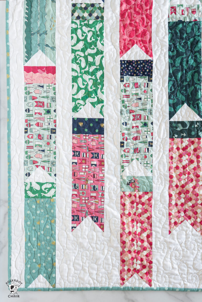 The Breezy Bunting Quilt Pattern & Sew Along - The Polka Dot Chair