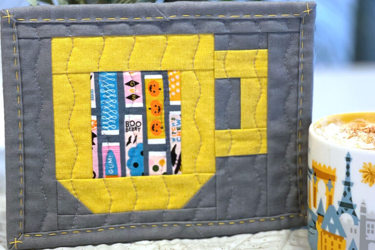 Cozy Cup Mug Rug Pattern - The Polka Dot Chair