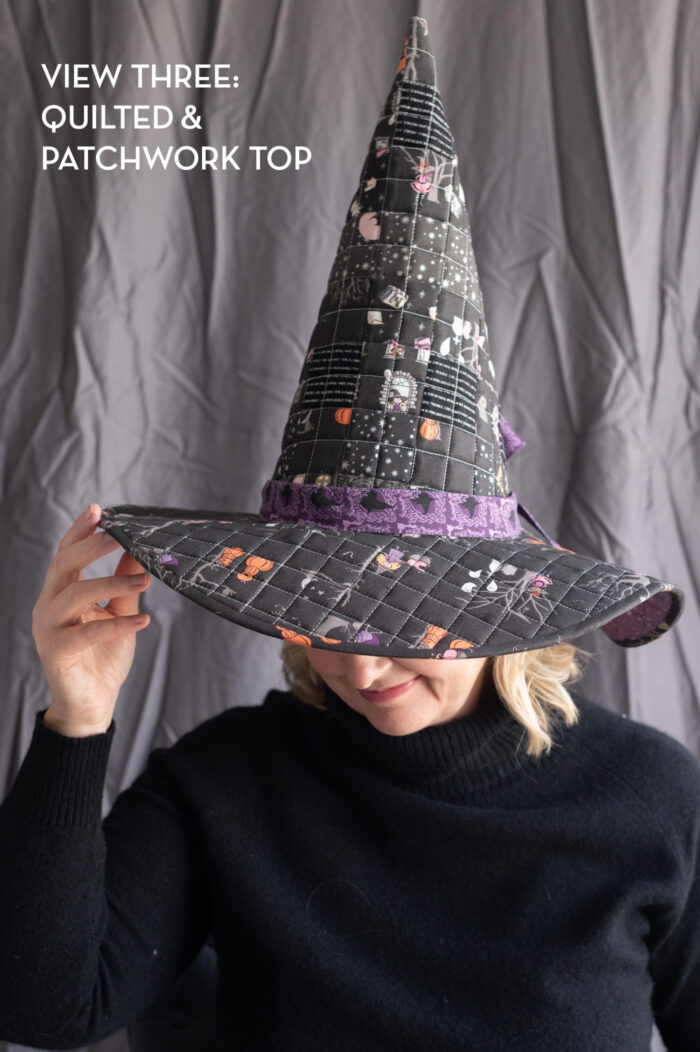 How to Make a Quilted Witch Hat - The Polka Dot Chair