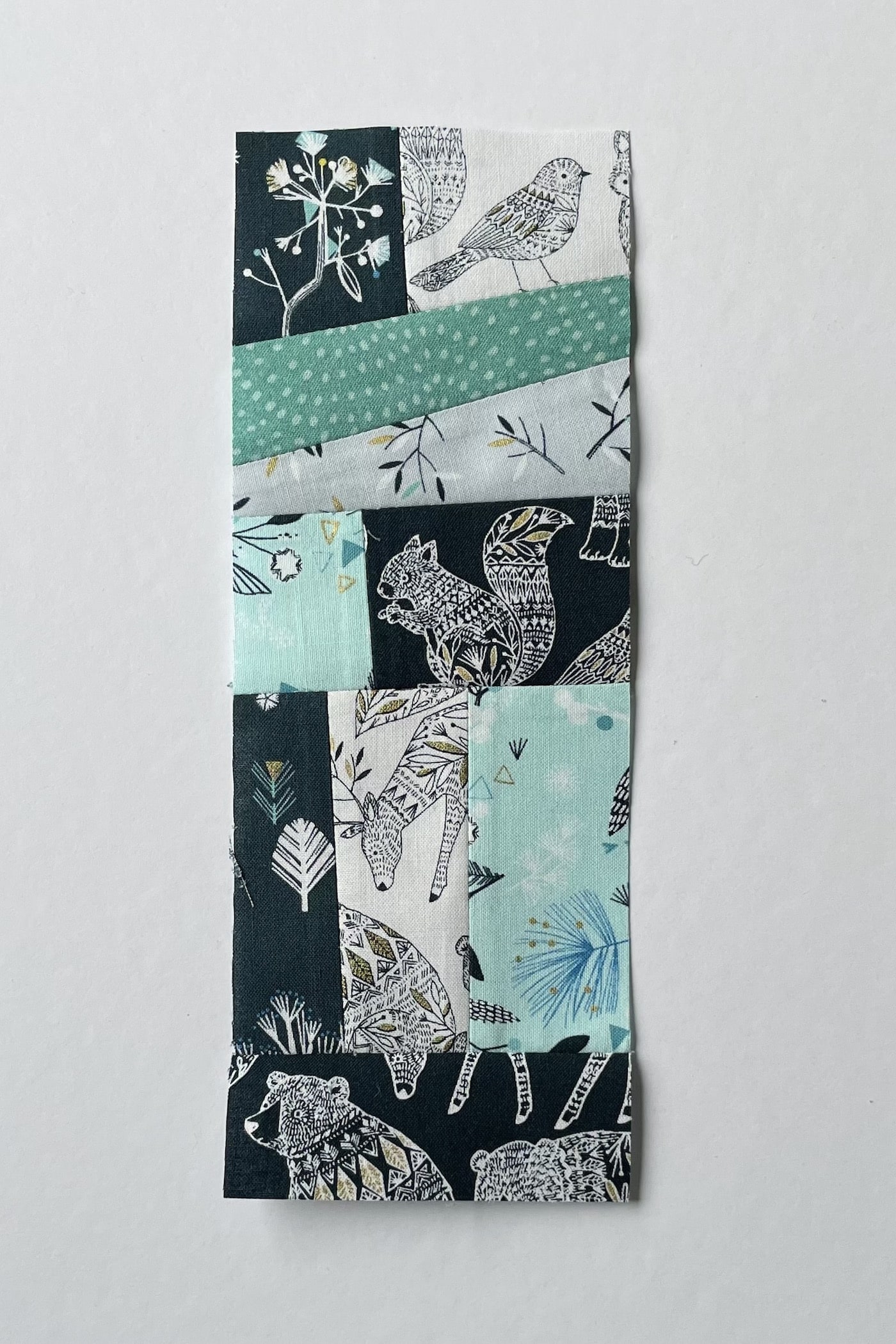 Scrappy Improv Bookmark Tutorial - The Polka Dot Chair