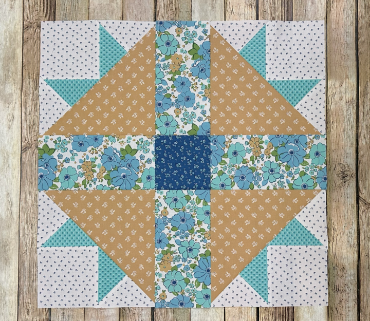 Vintage Delight Quilt Block Pattern - The Polka Dot Chair