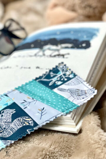 Scrappy Improv Bookmark Tutorial - The Polka Dot Chair