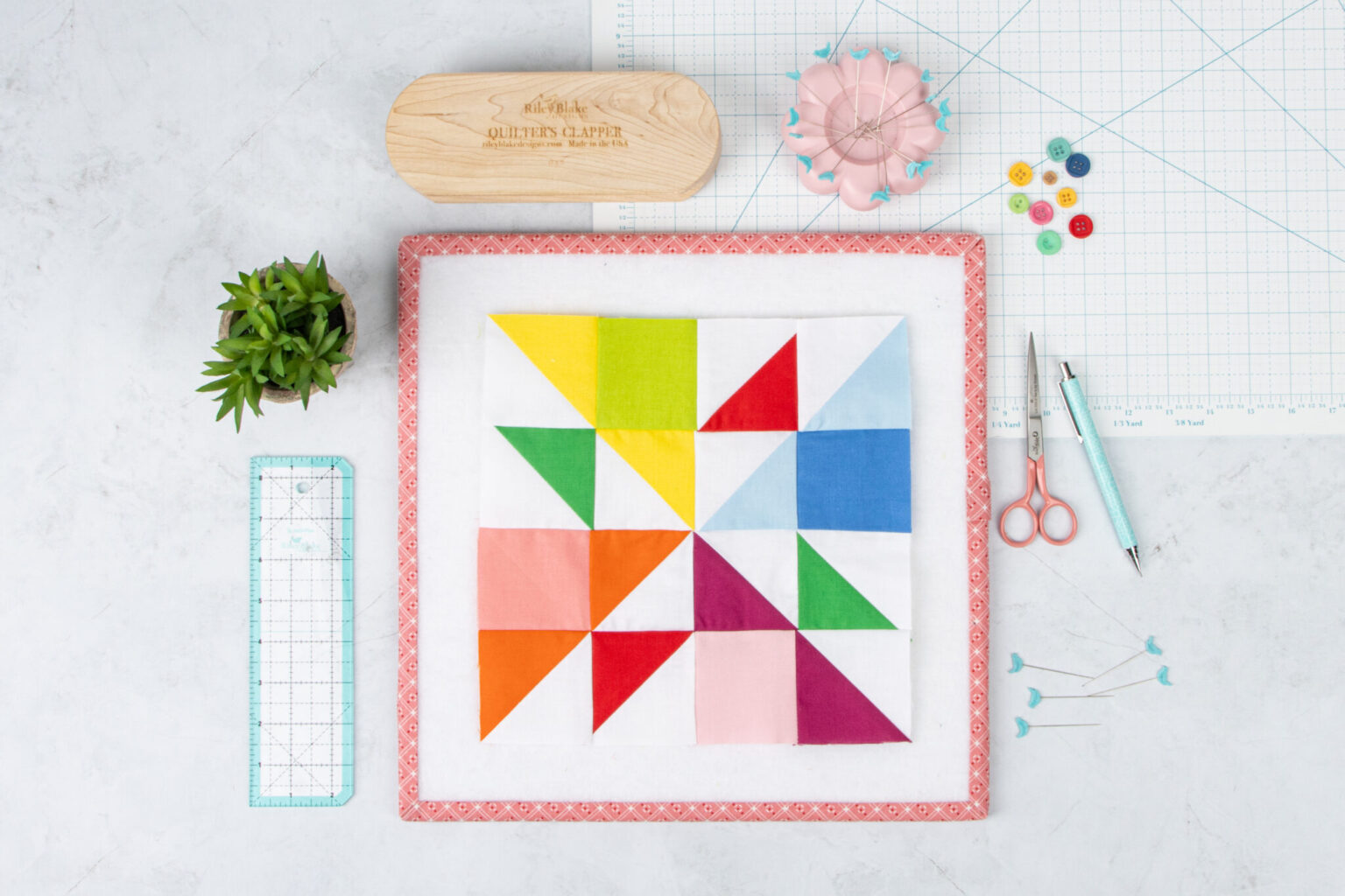 Dazzle Quilt Block Pattern - The Polka Dot Chair