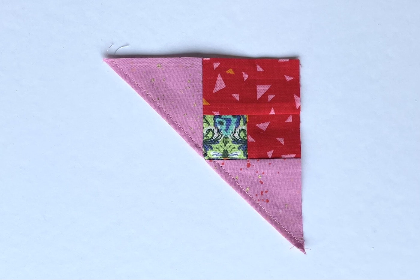 Patchwork Corner Bookmark Sewing Pattern - The Polka Dot Chair