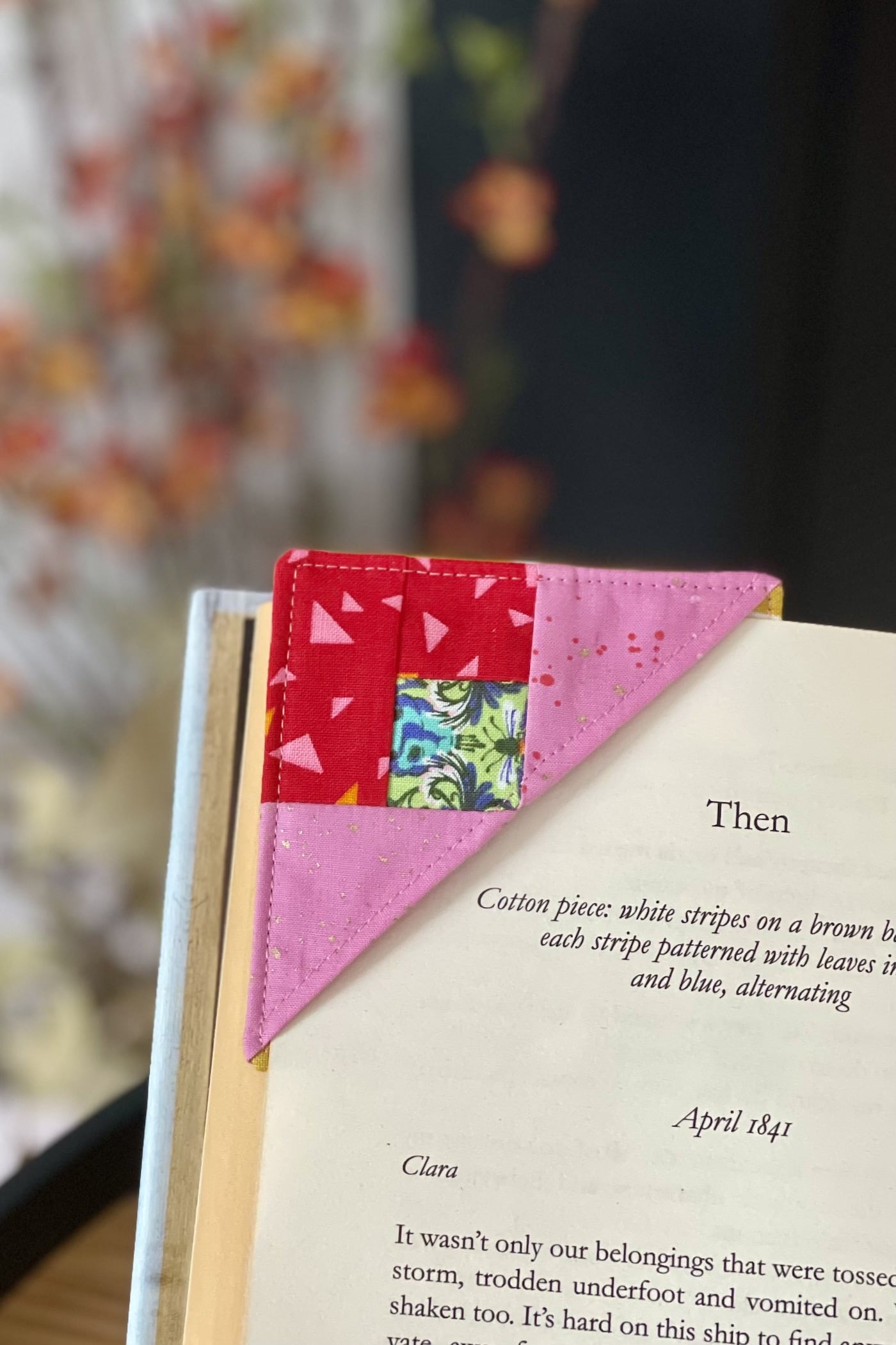 Patchwork Corner Bookmark Sewing Pattern - The Polka Dot Chair