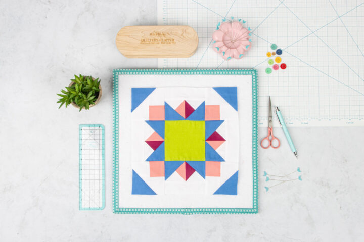 Glisten 10" Quilt Block Pattern - The Polka Dot Chair