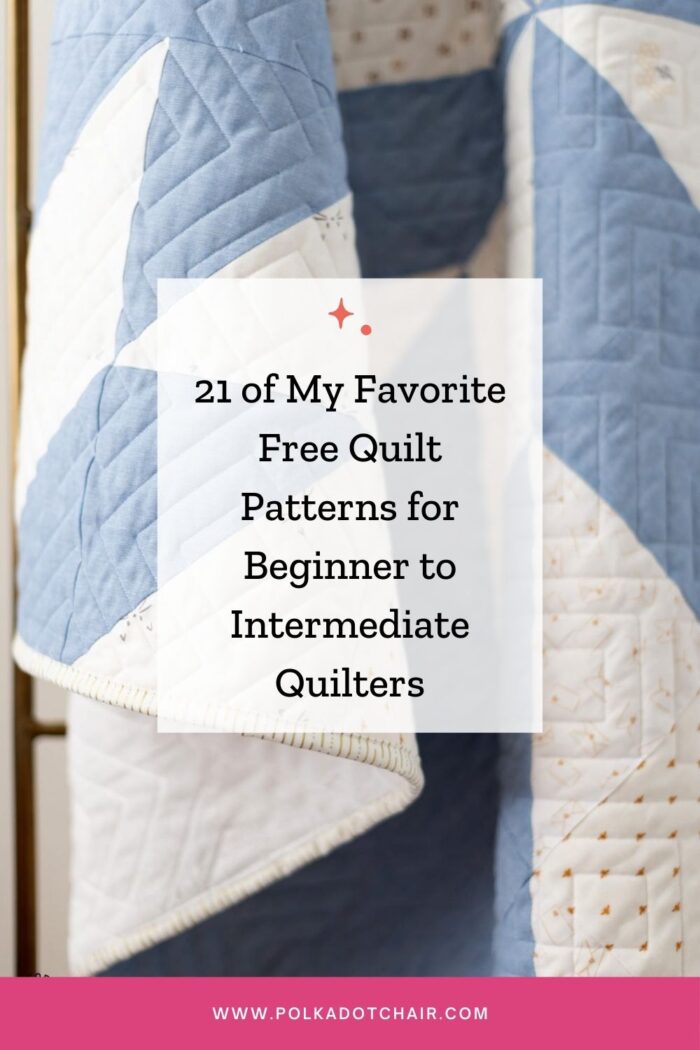 21 of My Favorite Free Quilt Patterns for Beginner to Intermediate ...