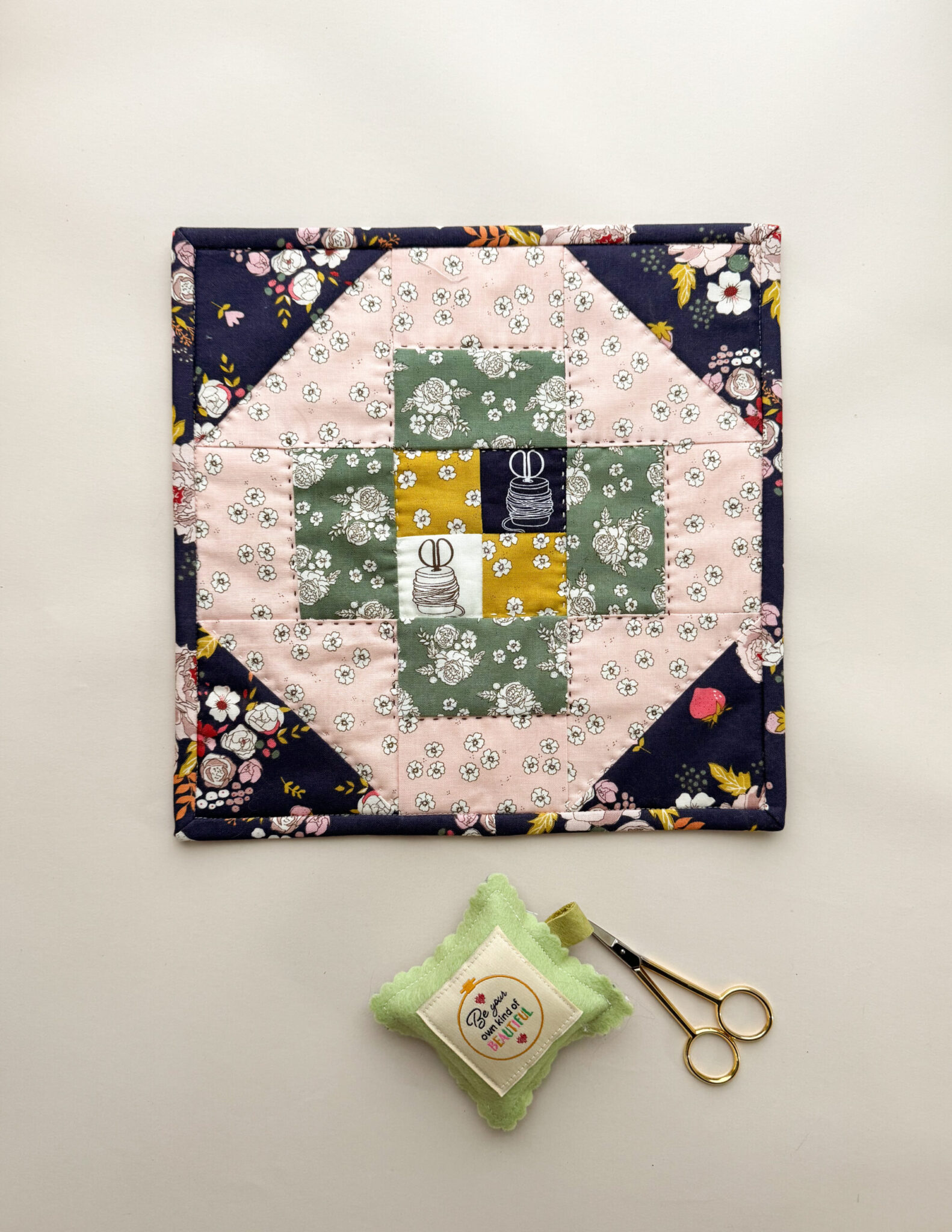 Garden Patch Quilt Block Pattern - The Polka Dot Chair
