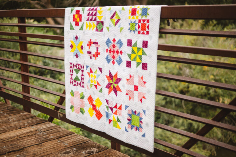 My Finished Riley Blake Block Challenge Quilt - The Polka Dot Chair