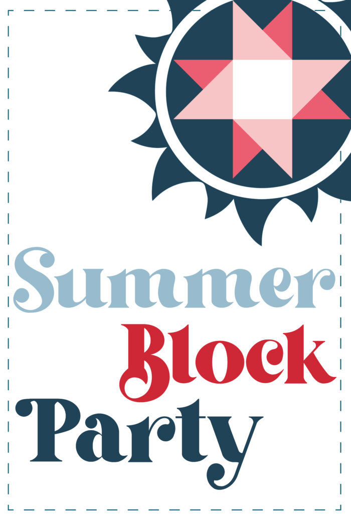 Join our Summer Block Party Sew Along - The Polka Dot Chair