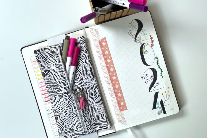 Elastic Pencil Case Bookmark Sewing Pattern - The Polka Dot Chair