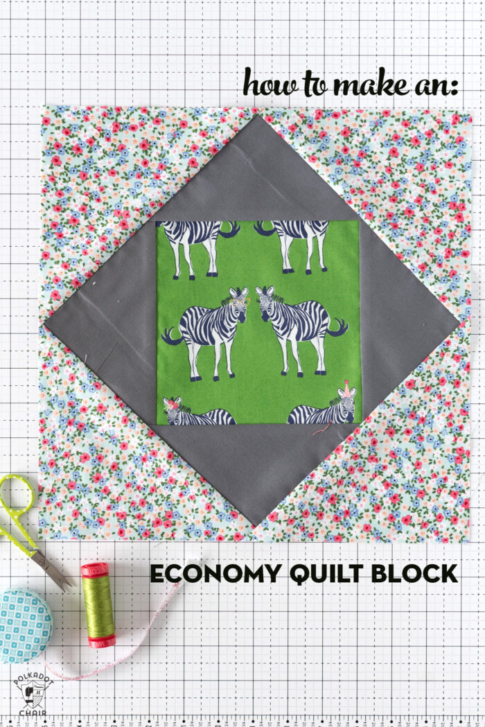 How to Make an Economy Quilt Block | Polka Dot Chair