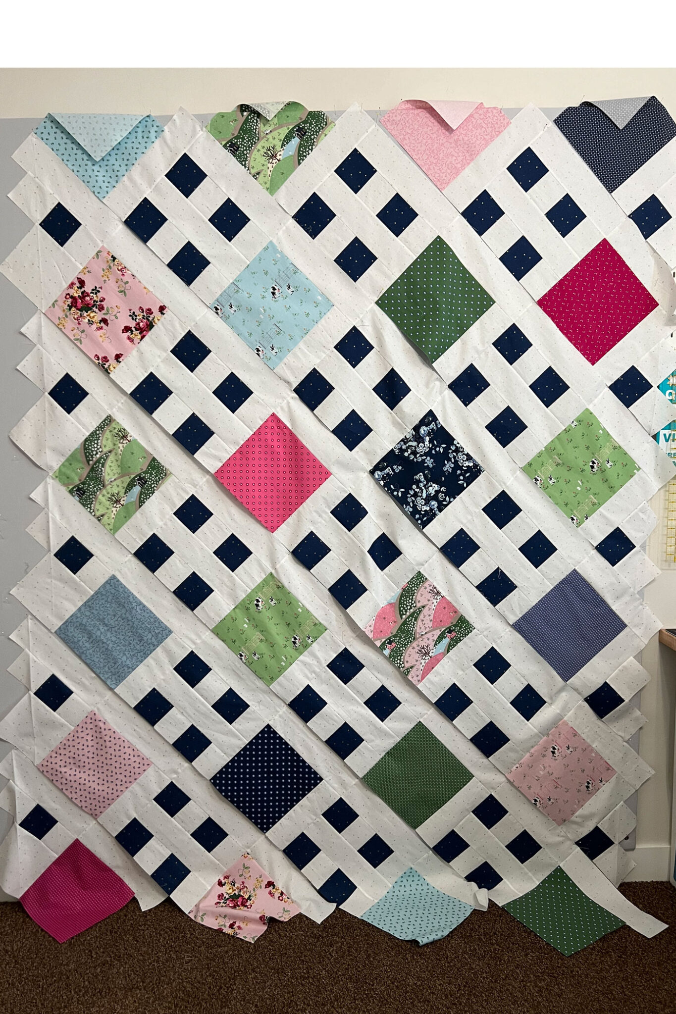Create a Cheerful Quilt with a 10 inch Precut Stack! - The Polka Dot Chair