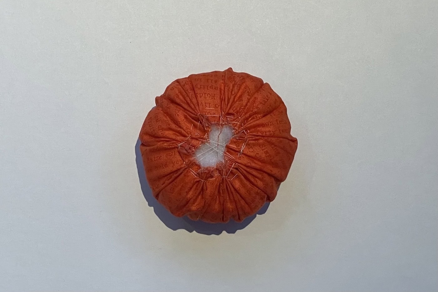 How to Sew a Pumpkin Pincushion - Polka Dot Chair