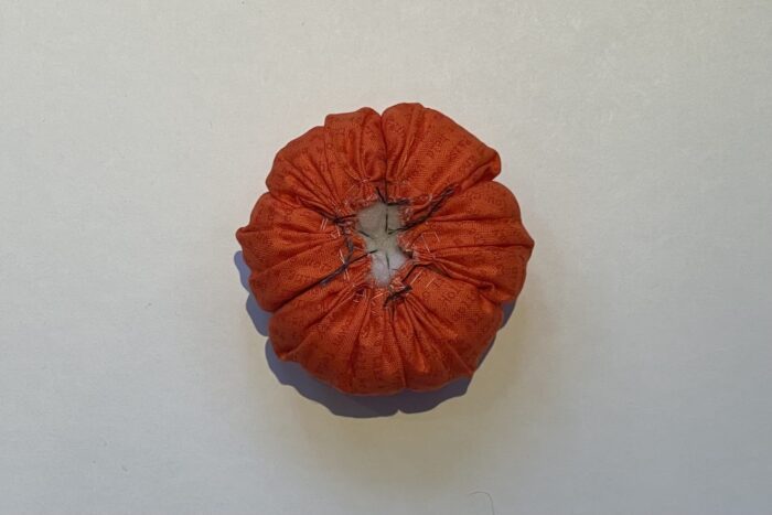 How to Sew a Pumpkin Pincushion - Polka Dot Chair