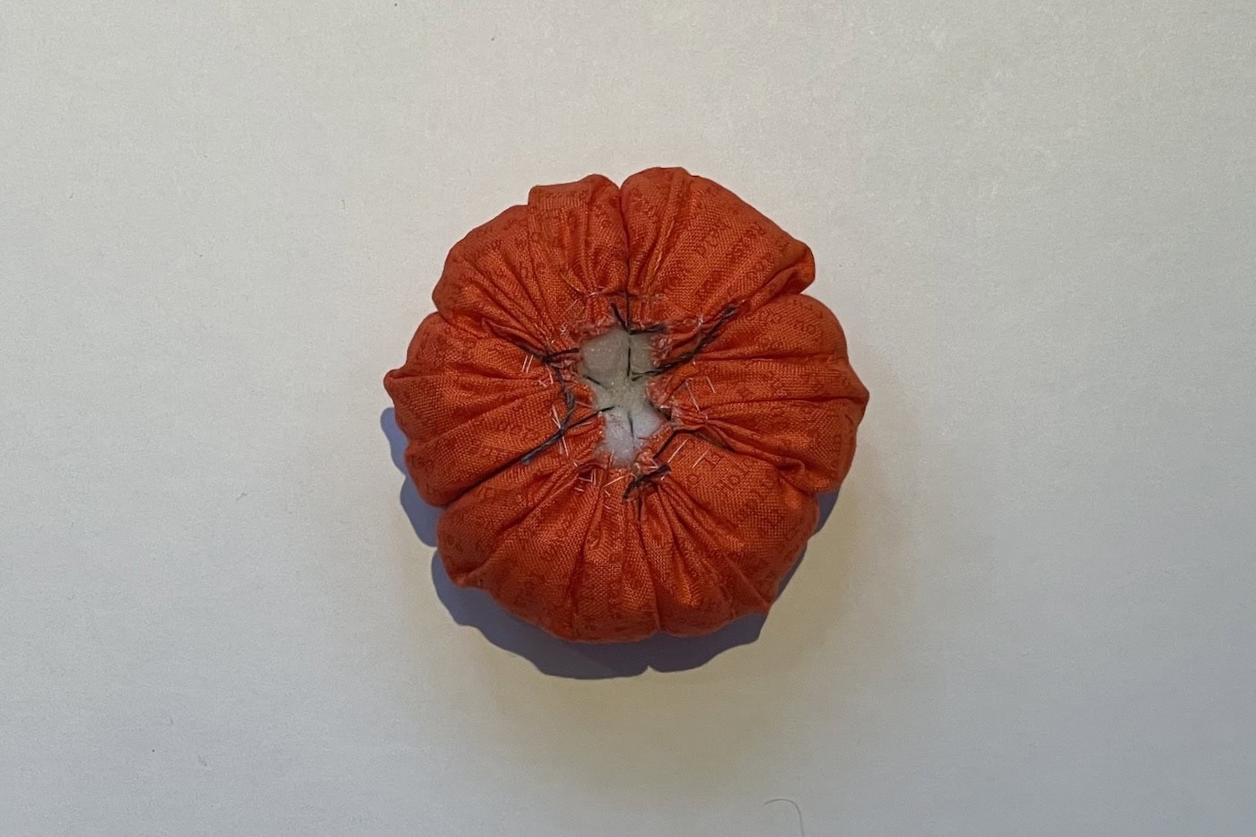 How to Sew a Pumpkin Pincushion - Polka Dot Chair