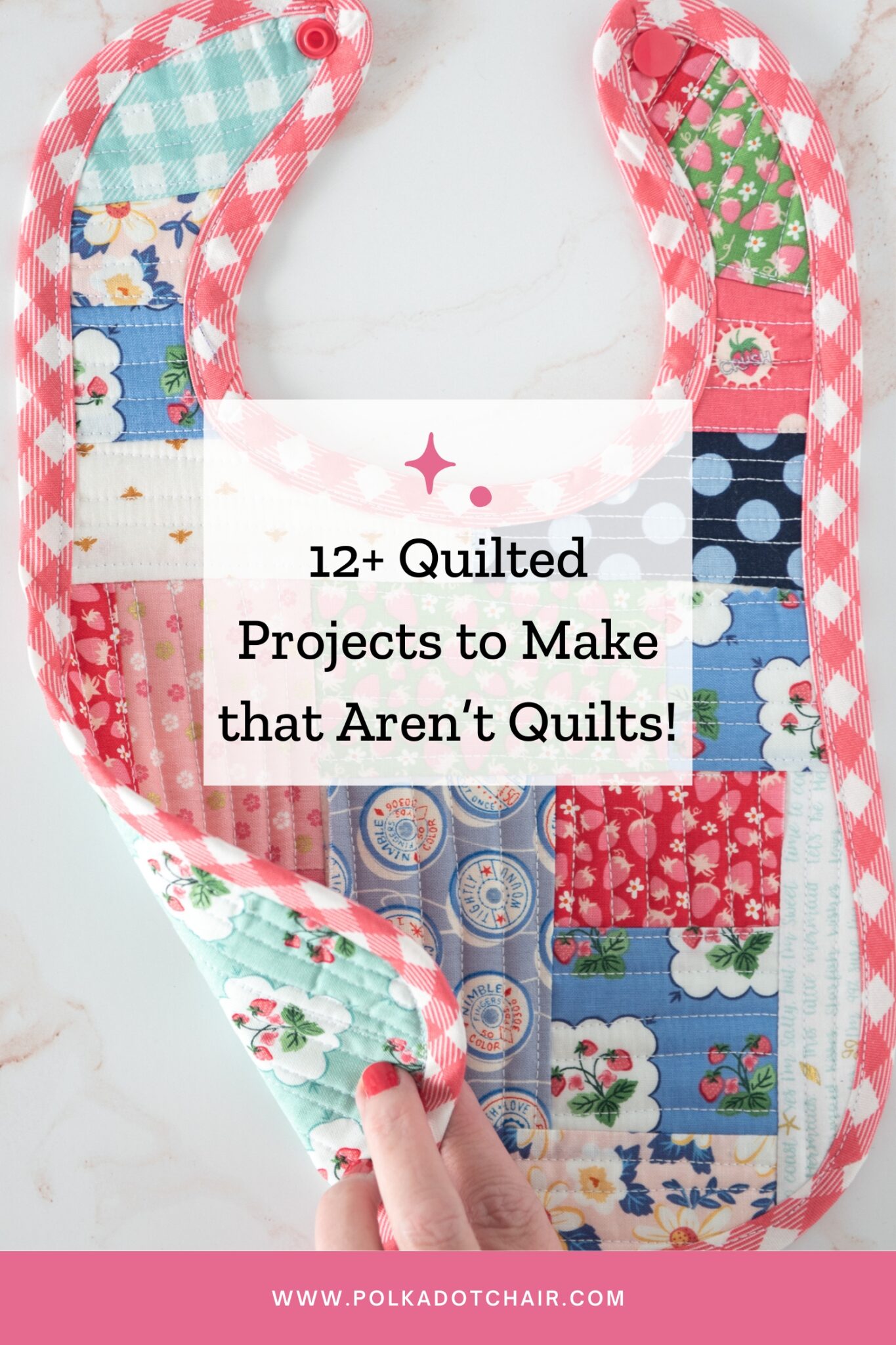 12 Quilted Projects to Make that Aren't Quilts! - The Polka Dot Chair