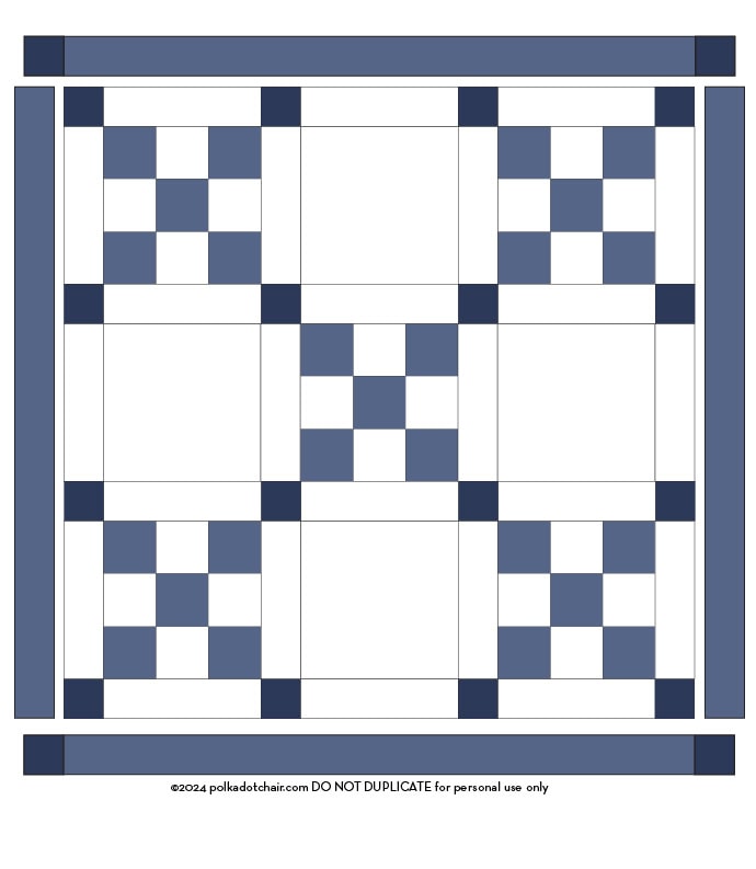 Beginner Friendly Irish Chain Baby Quilt Pattern - The Polka Dot Chair