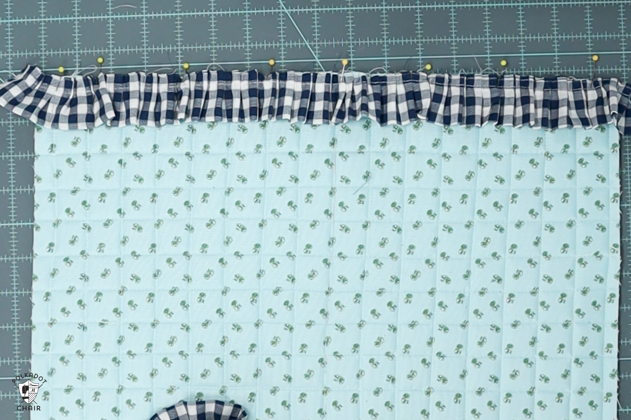 How to Sew a Quilted Box Zip Pouch with Ruffle Details - The Polka Dot ...