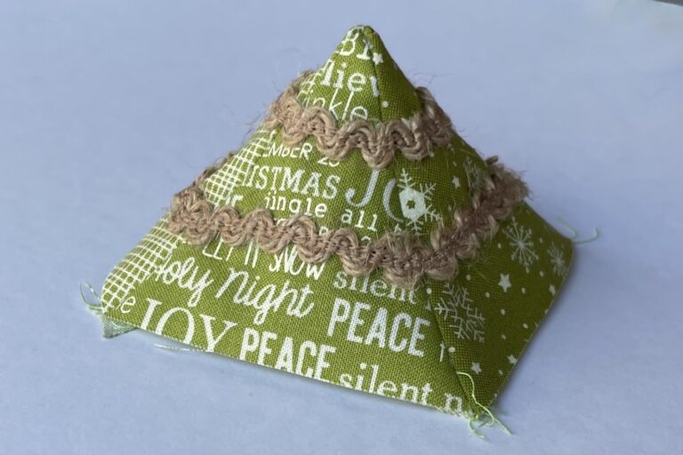 Christmas Tree Pincushion Sewing Pattern - Polka Dot Chair