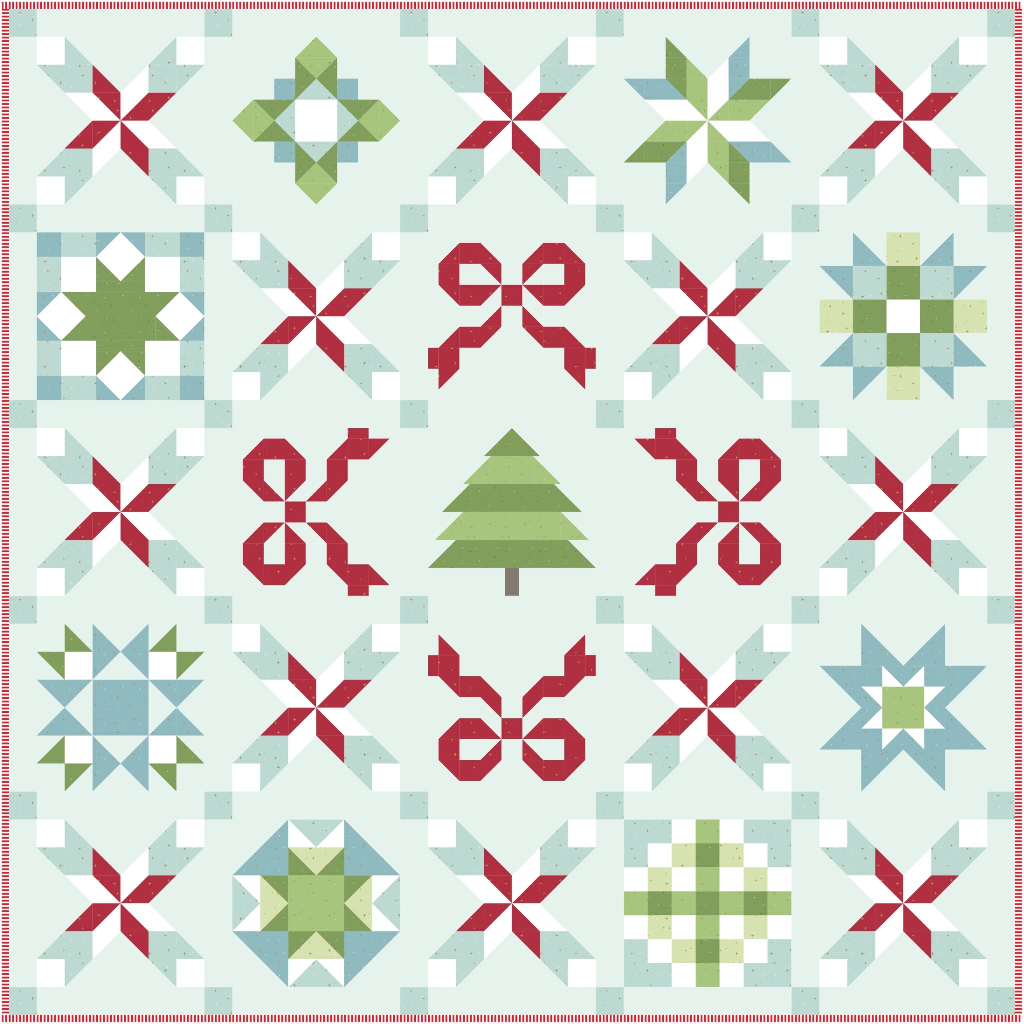 How to Finish Your Christmas Quilt; Festive Friends Quilt Along - The ...