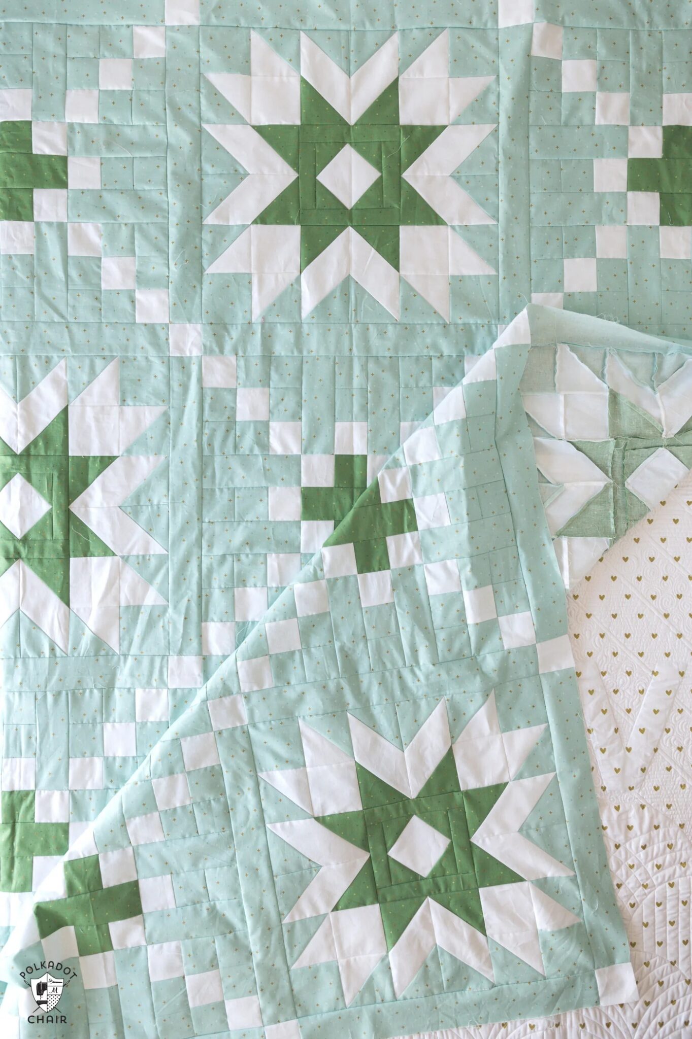 Introducing the Arctic Sparkler Quilt Pattern - The Polka Dot Chair