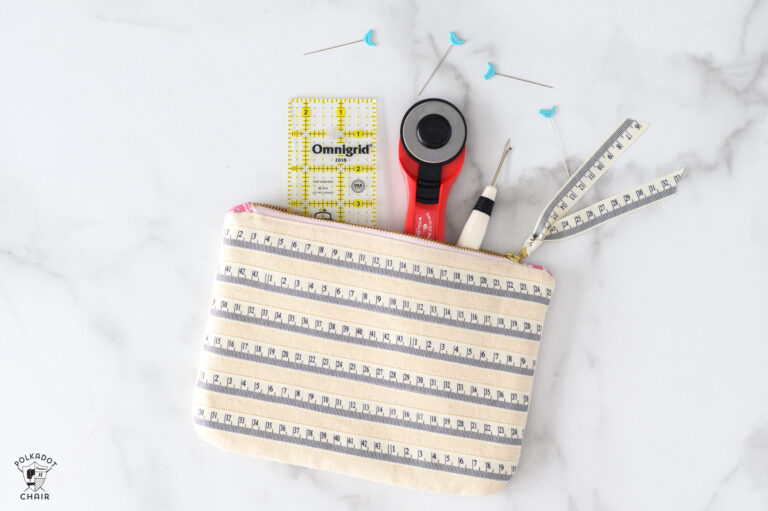 How to Upcycle Designer Ribbon into a Beautiful Zip Pouch; a Sewing ...