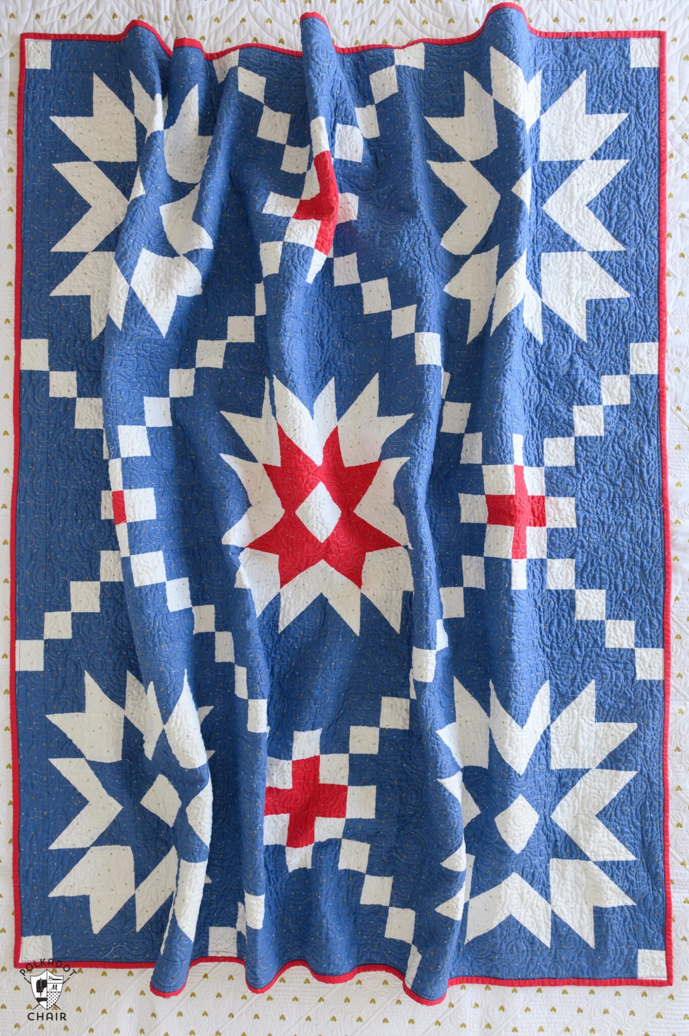 Introducing the Arctic Sparkler Quilt Pattern - The Polka Dot Chair