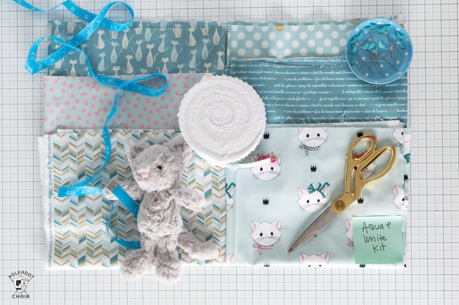 The Cat Dash Quilt Pattern & Project Kits - The Polka Dot Chair