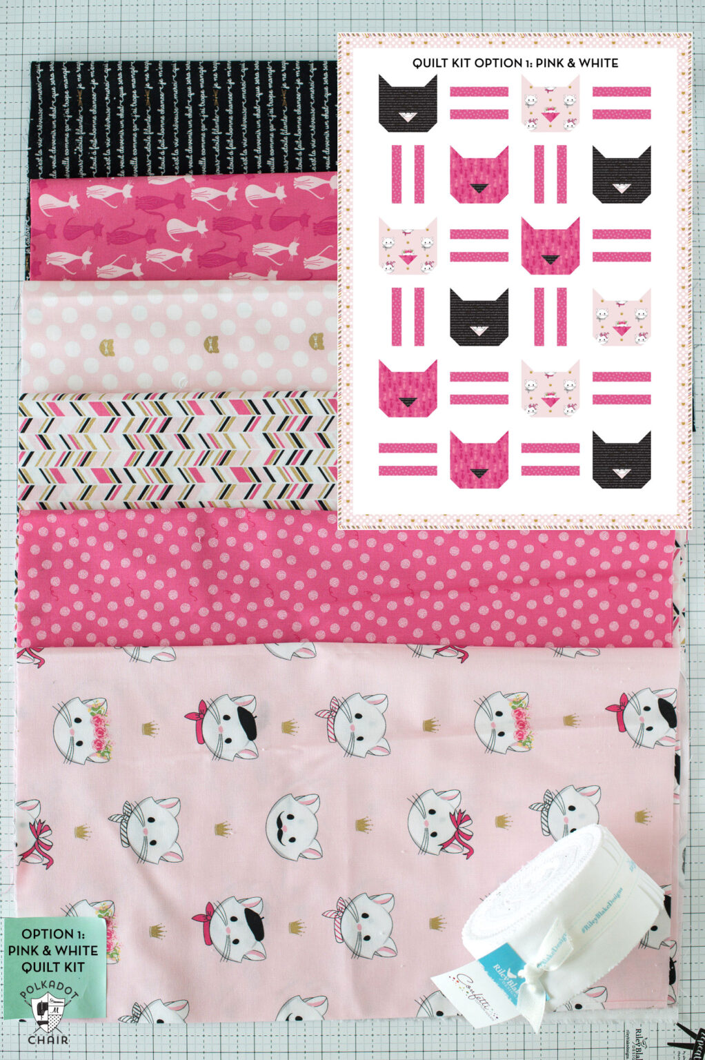 The Cat Dash Quilt Pattern & Project Kits - The Polka Dot Chair