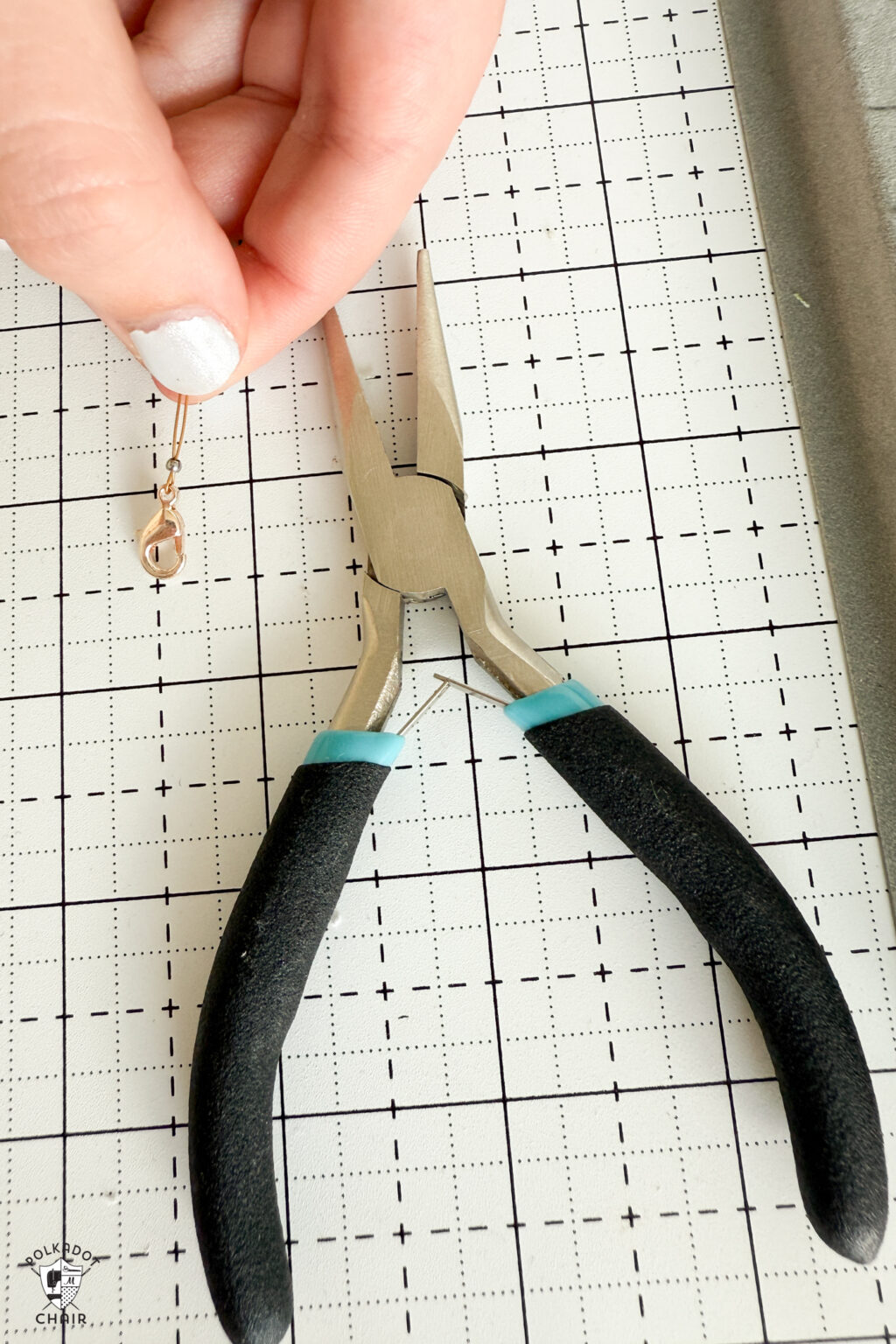 Easy Beaded Charm Necklace Tutorial with Step-by-Step Photos - Polka ...