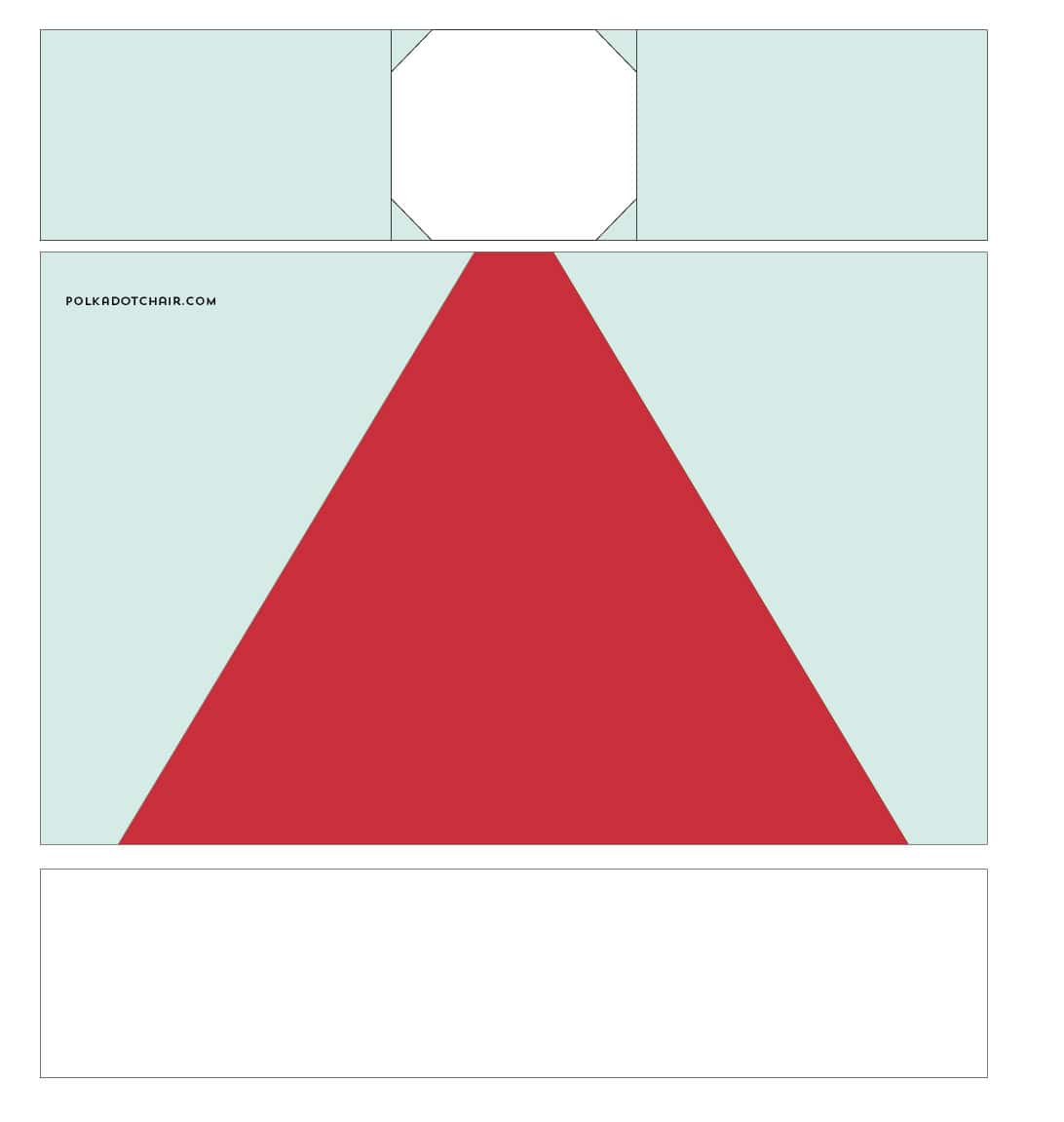 Santa Hat Quilt Block Pattern for the Santa's Sampler Quilt Along - The ...